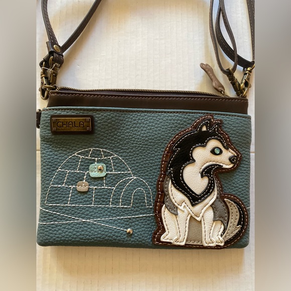 Chala | Bags | Chala Husky Mini Crossbody Handbag Purse Husky Mom New ...